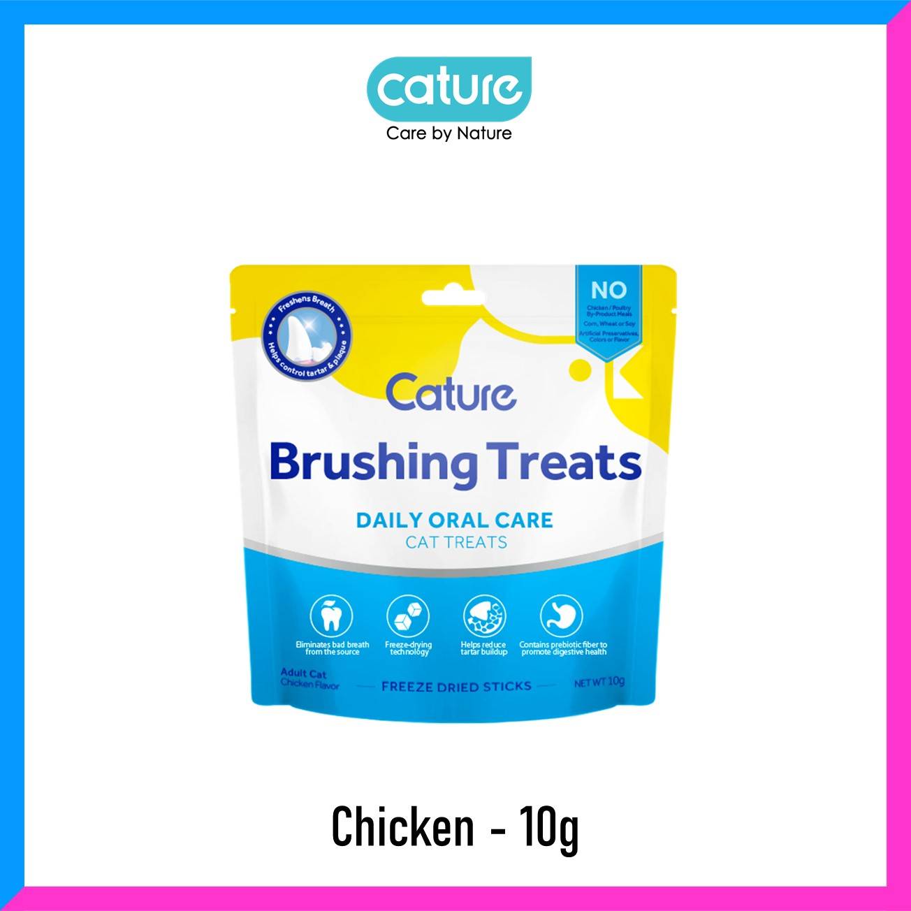 Cature Freeze Dried Brushing Treats - Dental Care